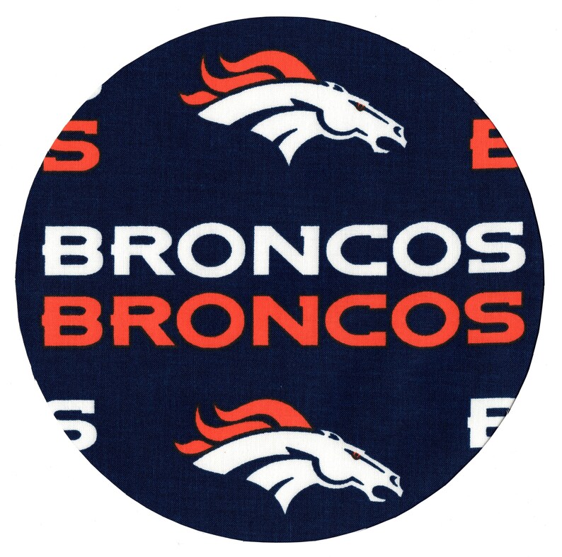 Mouse Pad Denver Broncos NFL Fabric Covered Mousepad Mat | Etsy