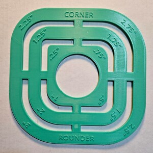 Curved Corner Template for Marking/cutting Curves 12 Sizes - Etsy