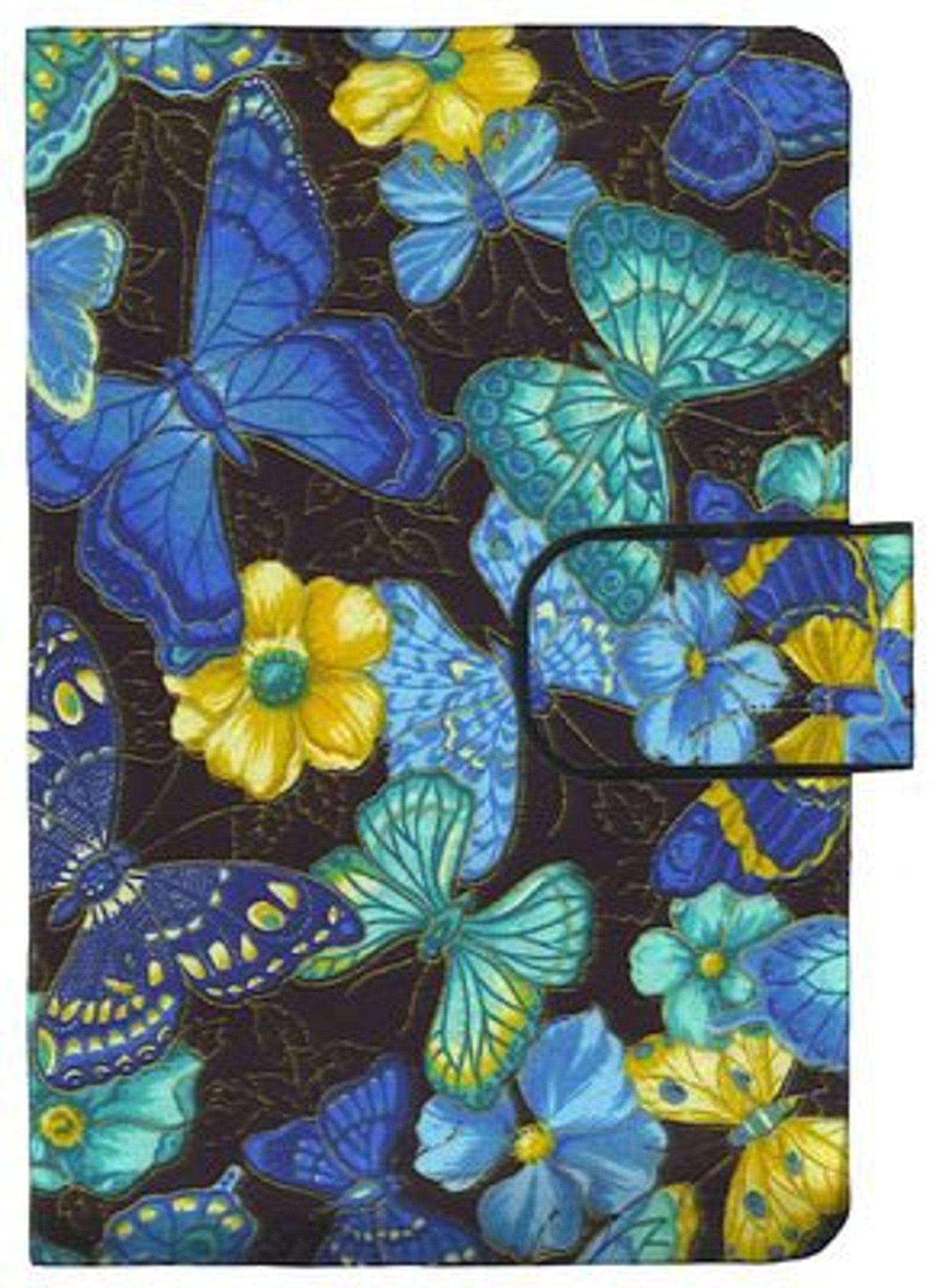 Paperback Book Cover Blue Butterfly Fabric Book Cover With - Etsy