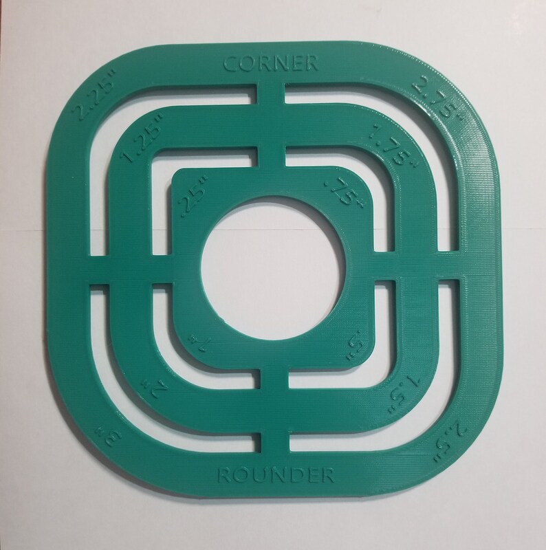 Curved Corner Template for Marking/cutting Curves 12 Sizes - Etsy