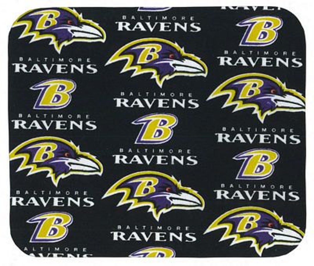 Mouse Pad Baltimore Ravens NFL Fabric Covered Mousepad Mat - Etsy.de