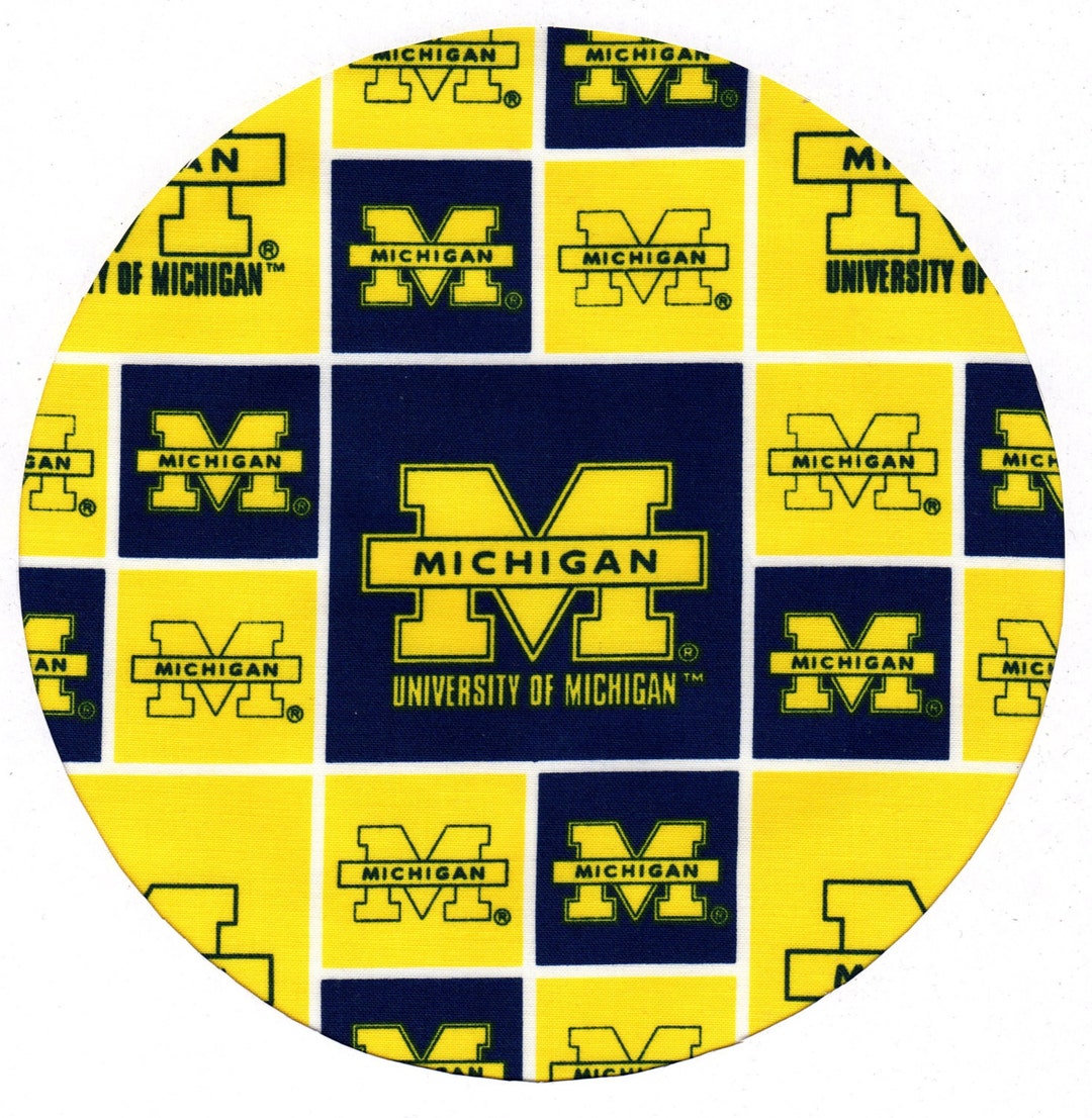 Mouse Pad University of Michigan Wolverines Fabric Covered Mousepad Mat ...