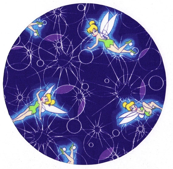Mouse Pad Tinker Bell Character on Purple Fabric Covered Mouse | Etsy