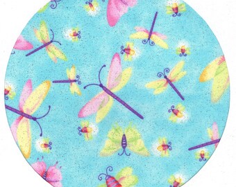 Mouse Pad Colorful Dragonfly Fabric Covered Mousepad Mat - Etsy