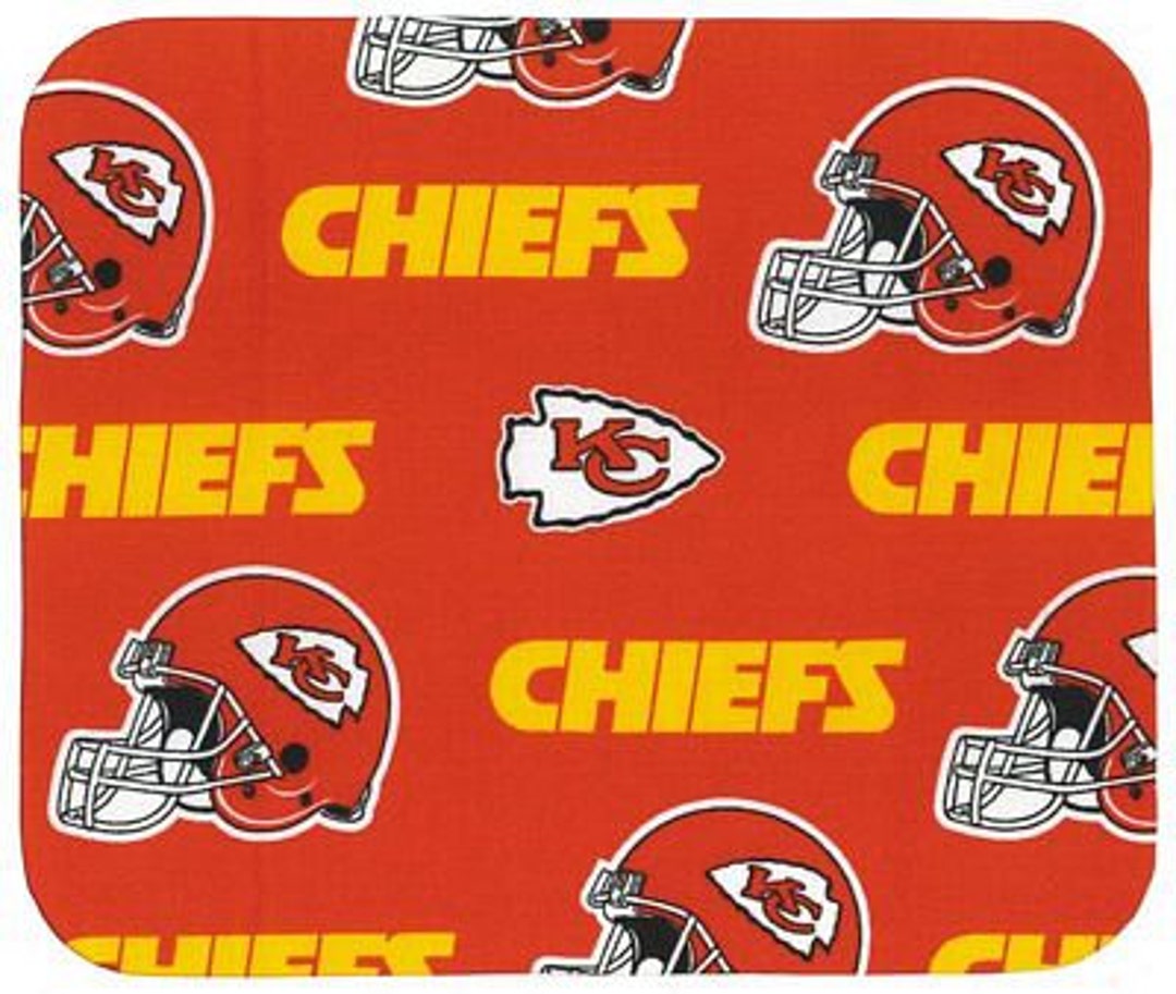 Mouse Pad Kansas City Chiefs NFL Fabric Covered Mousepad Mat - Etsy