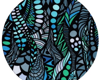 Mouse Pad Abstract Red Zentangle Fabric Covered Mousepad Mat | Etsy