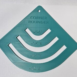 Corner Rounder Sewing Template for Marking/cutting Curved Corners in ...
