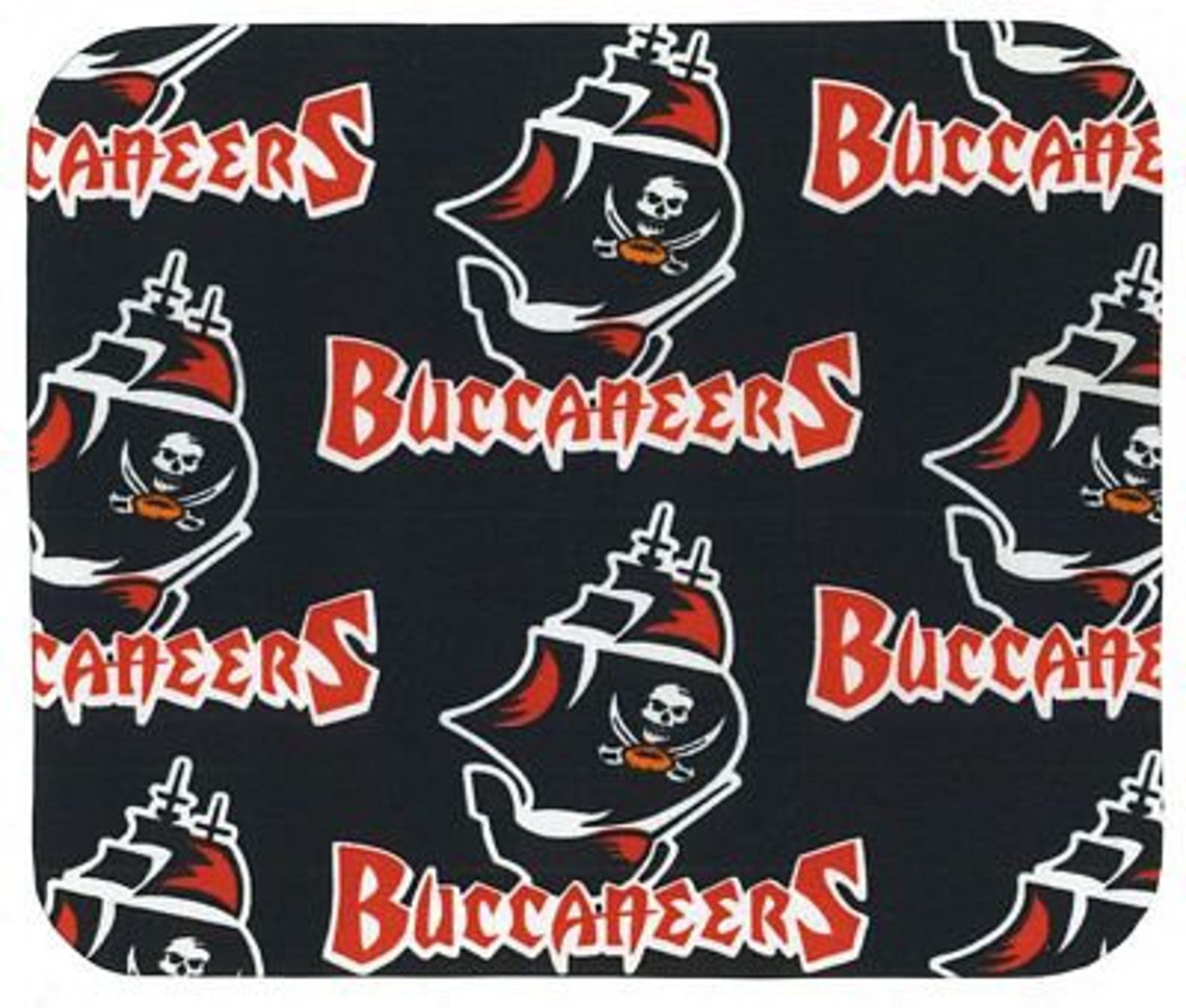 Mouse Pad Tampa Bay Buccaneers NFL Fabric Covered Mousepad Mat - Etsy