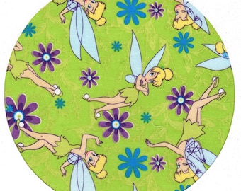 Mouse Pad Tinker Bell Character on Purple Fabric Covered Mouse | Etsy