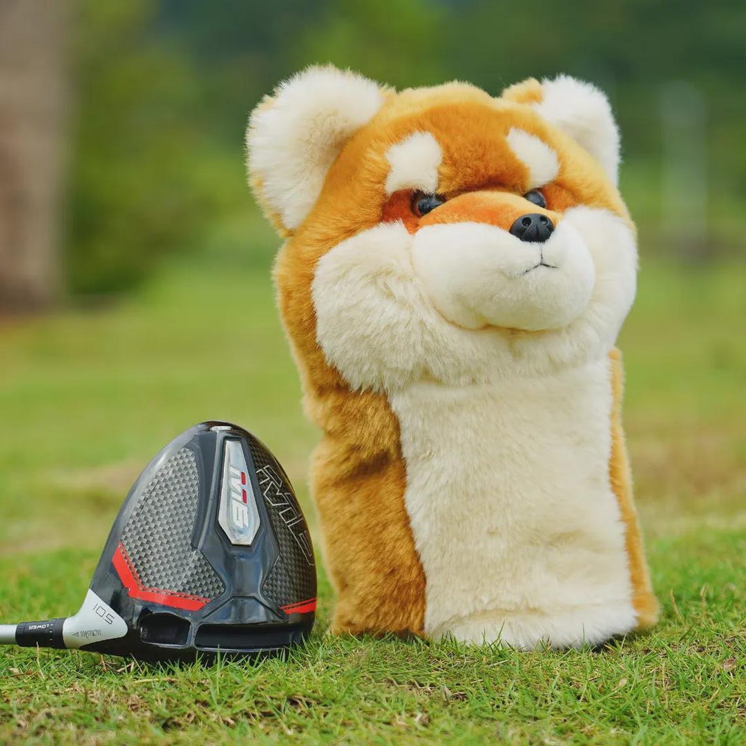 Shiba Inu Golf Club Covers for Woods and Drivers Funny Driver Headcover ...