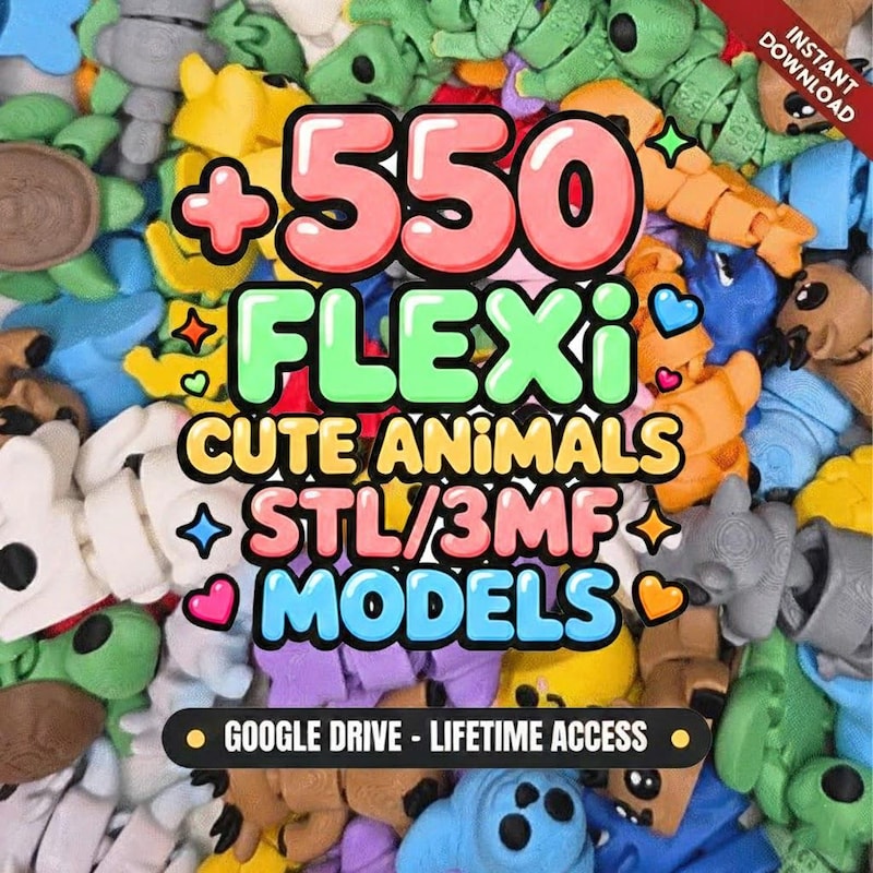 Mini Articulated 3d File - Etsy