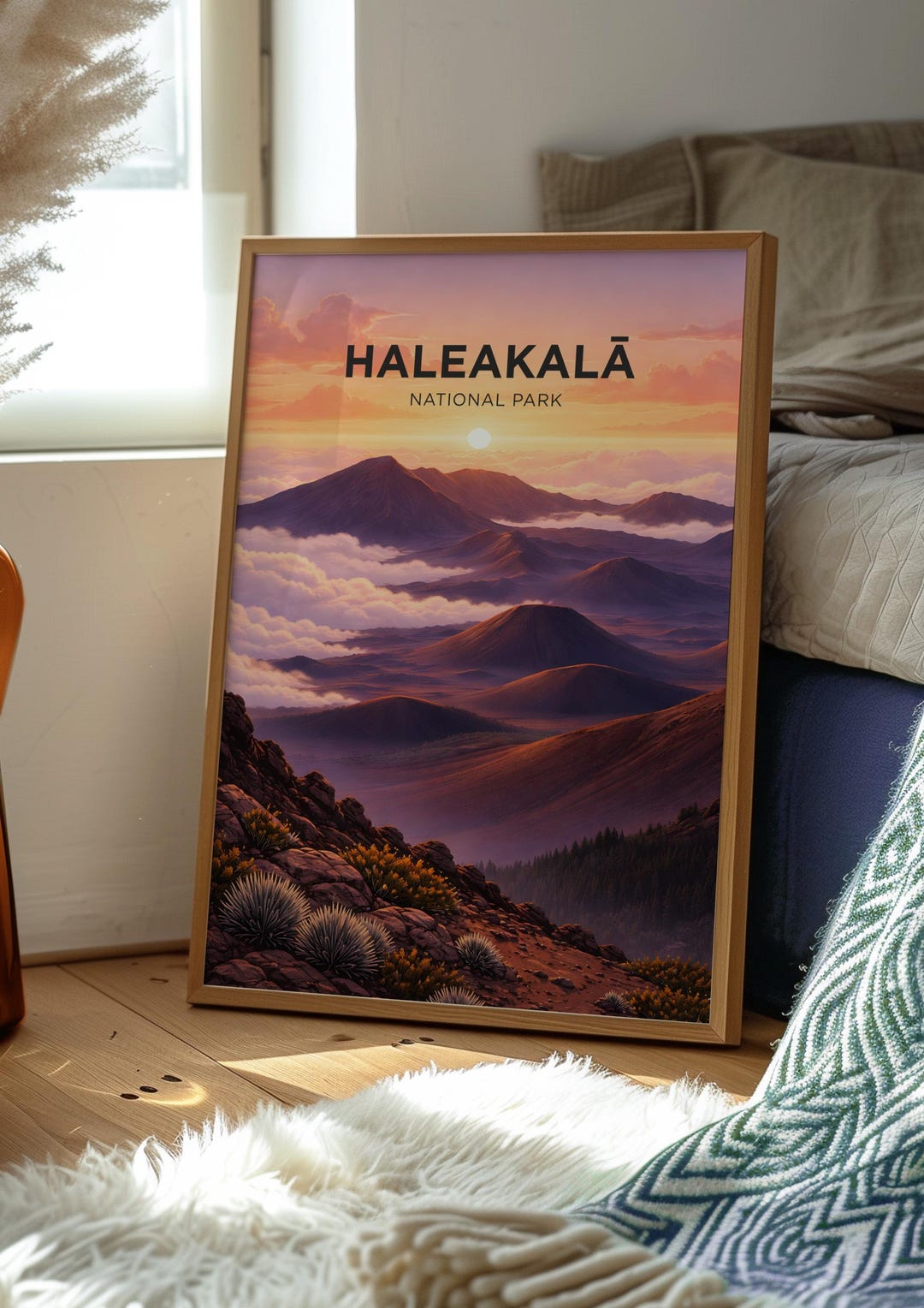 Haleakala National Park Poster | US National Parks Wall Art | USA ...