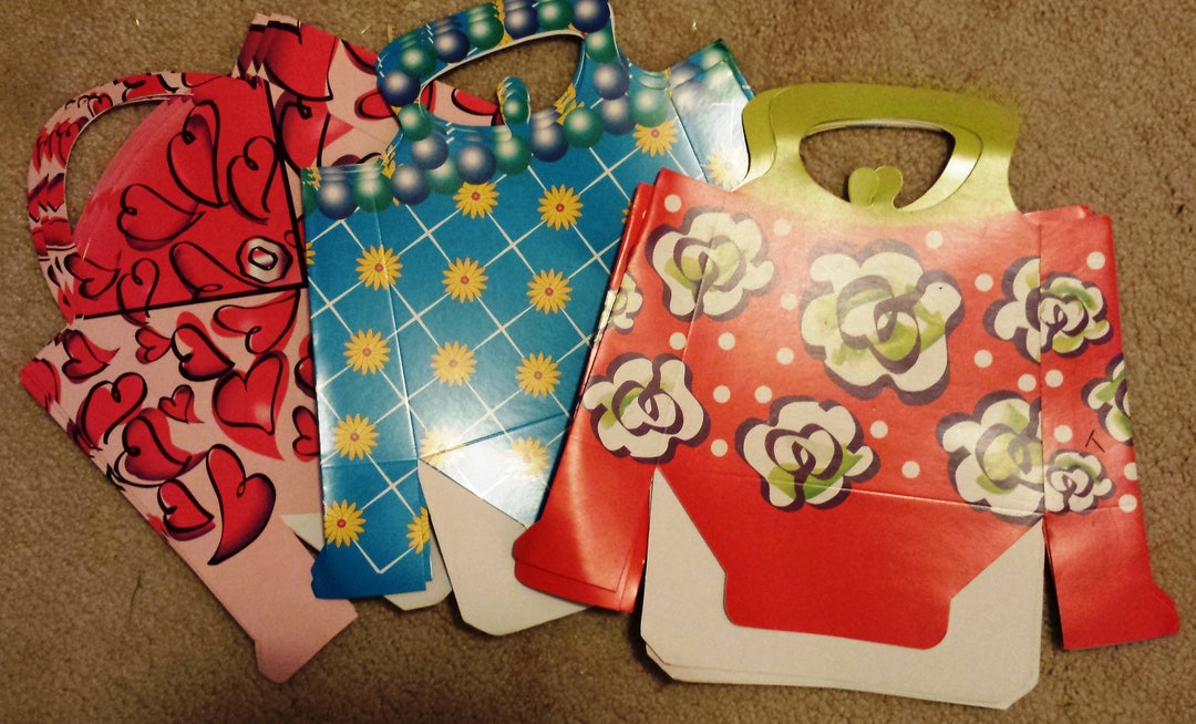 Floral Purse Gift Boxes - Etsy