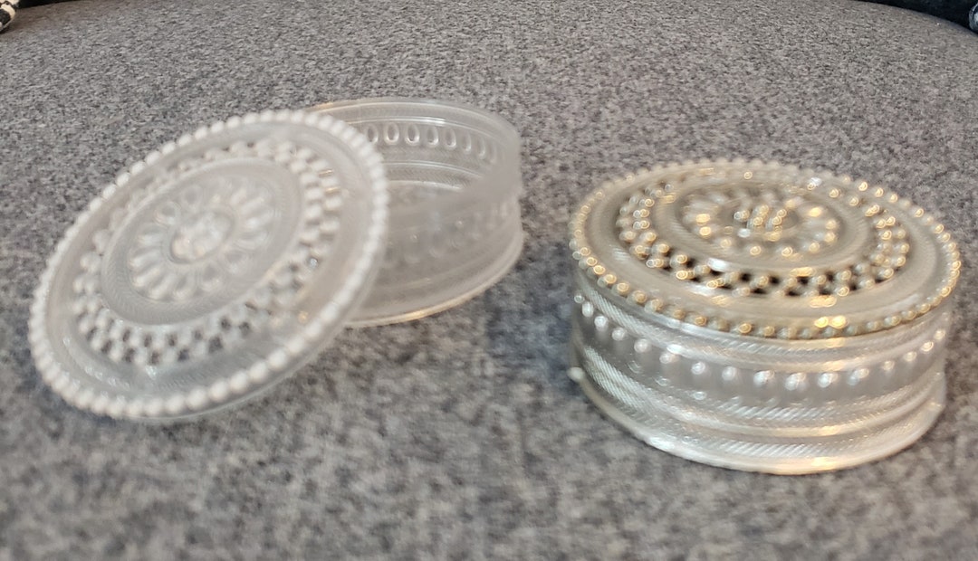 Clear Filigree Favor Boxes - Set of 2 - Etsy