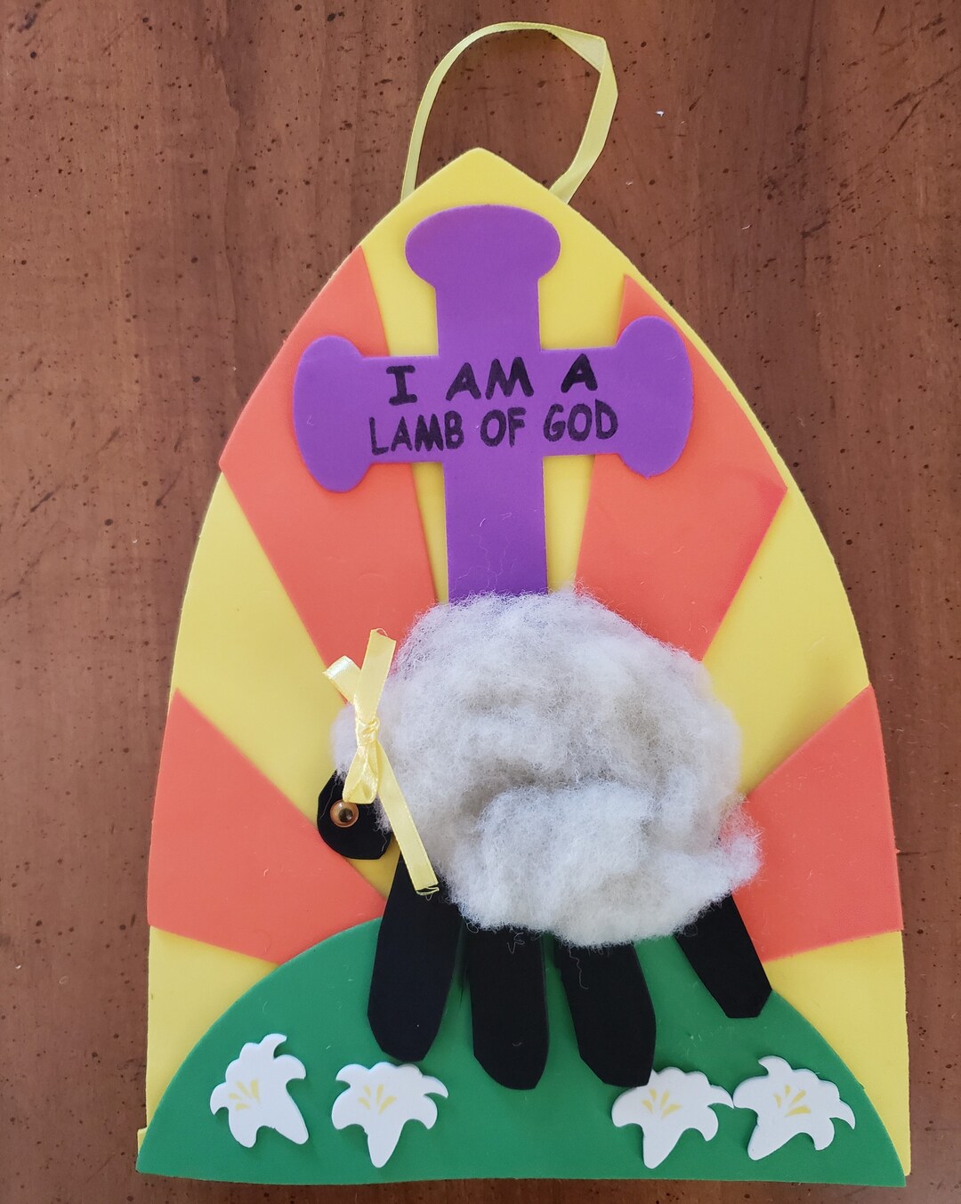 Handprint Lamb Foam Craft Kits - Pack of 3 - Etsy