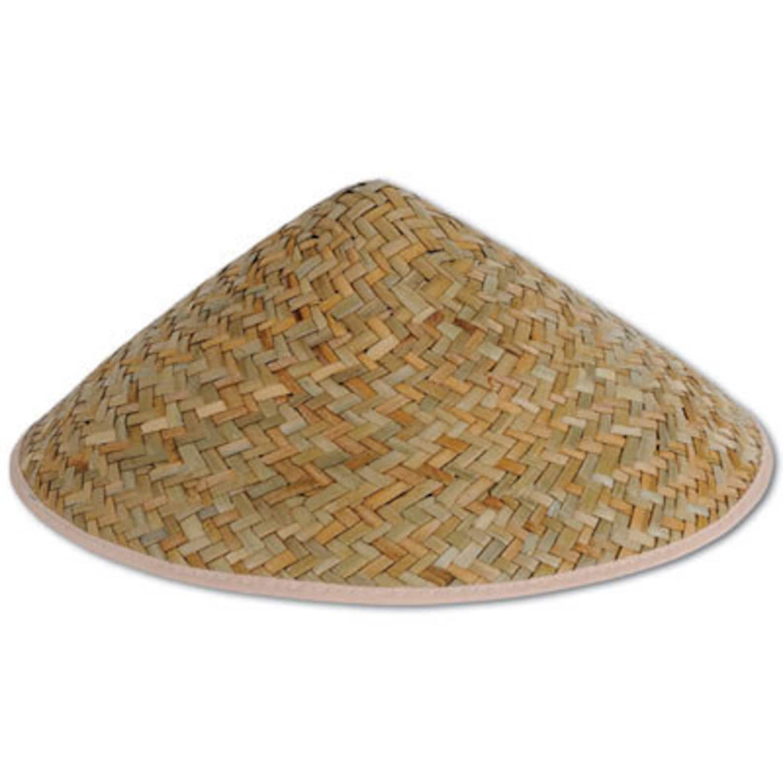 Straw Hat - Cowboy or Asian Costume Hat - Etsy