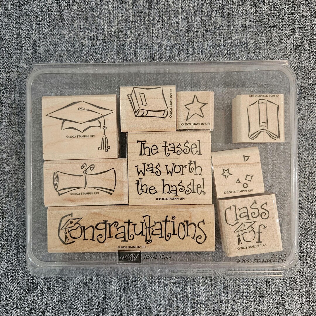 Stampin' up Graduation Stamp Set - Etsy