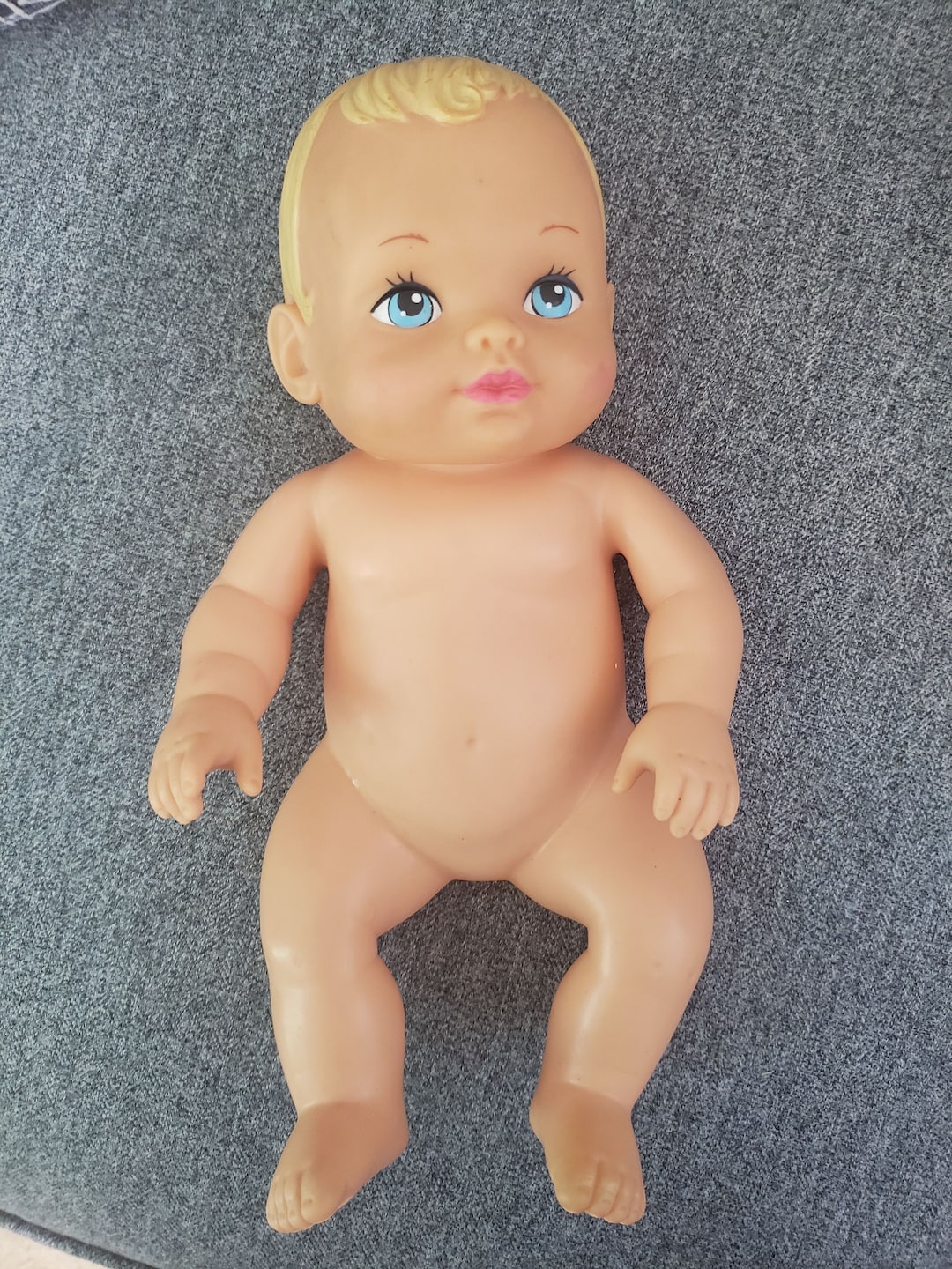 Water Babies 1990 Lauer toys baby doll fill with water Cheveux blonds ...