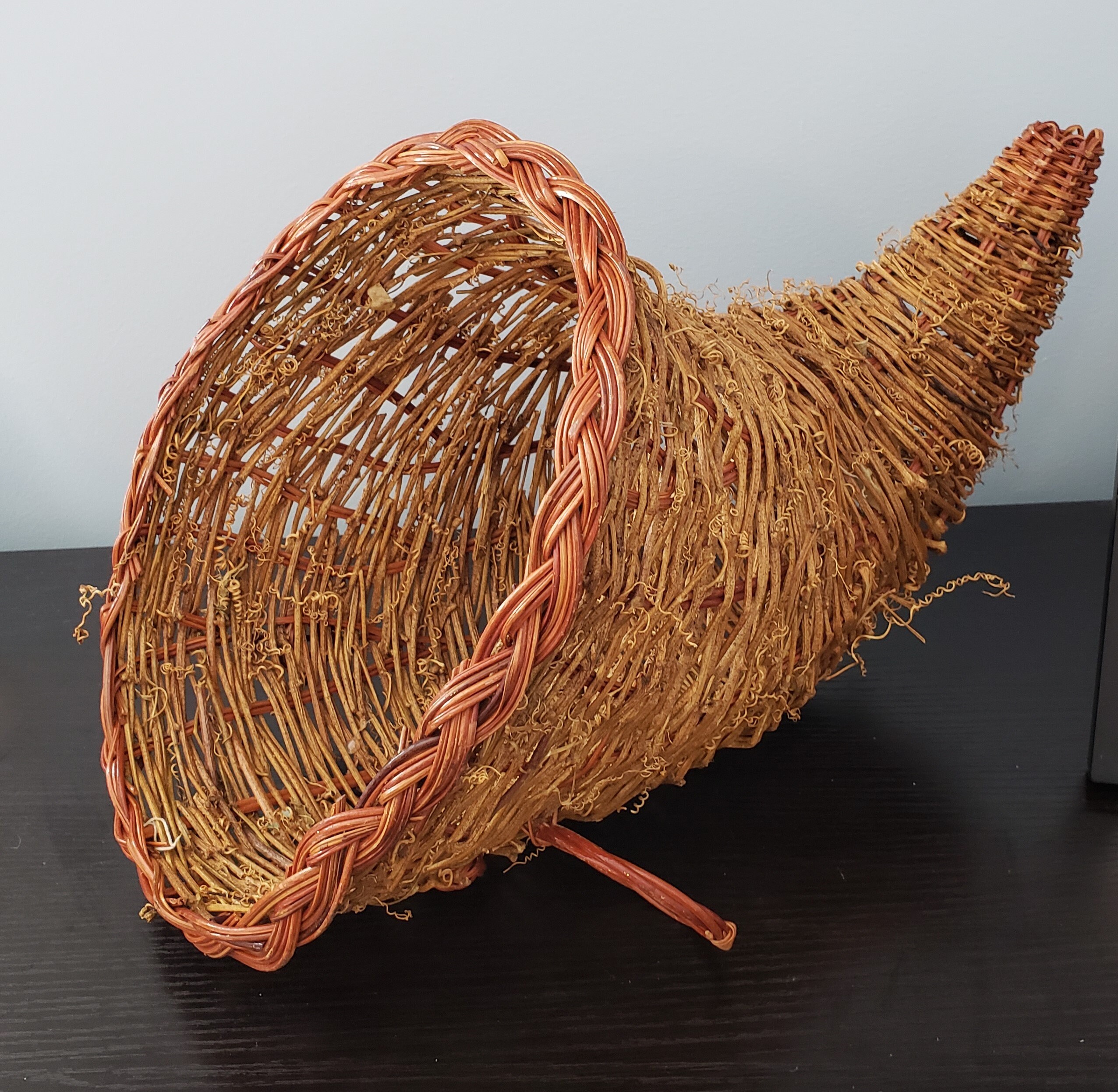 Cornucopia Basket | Etsy