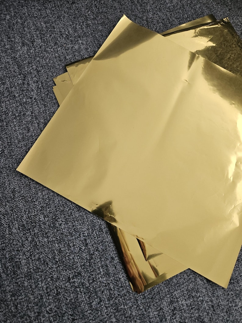 Metallic Mylar Foil - SIX Sheets - Etsy