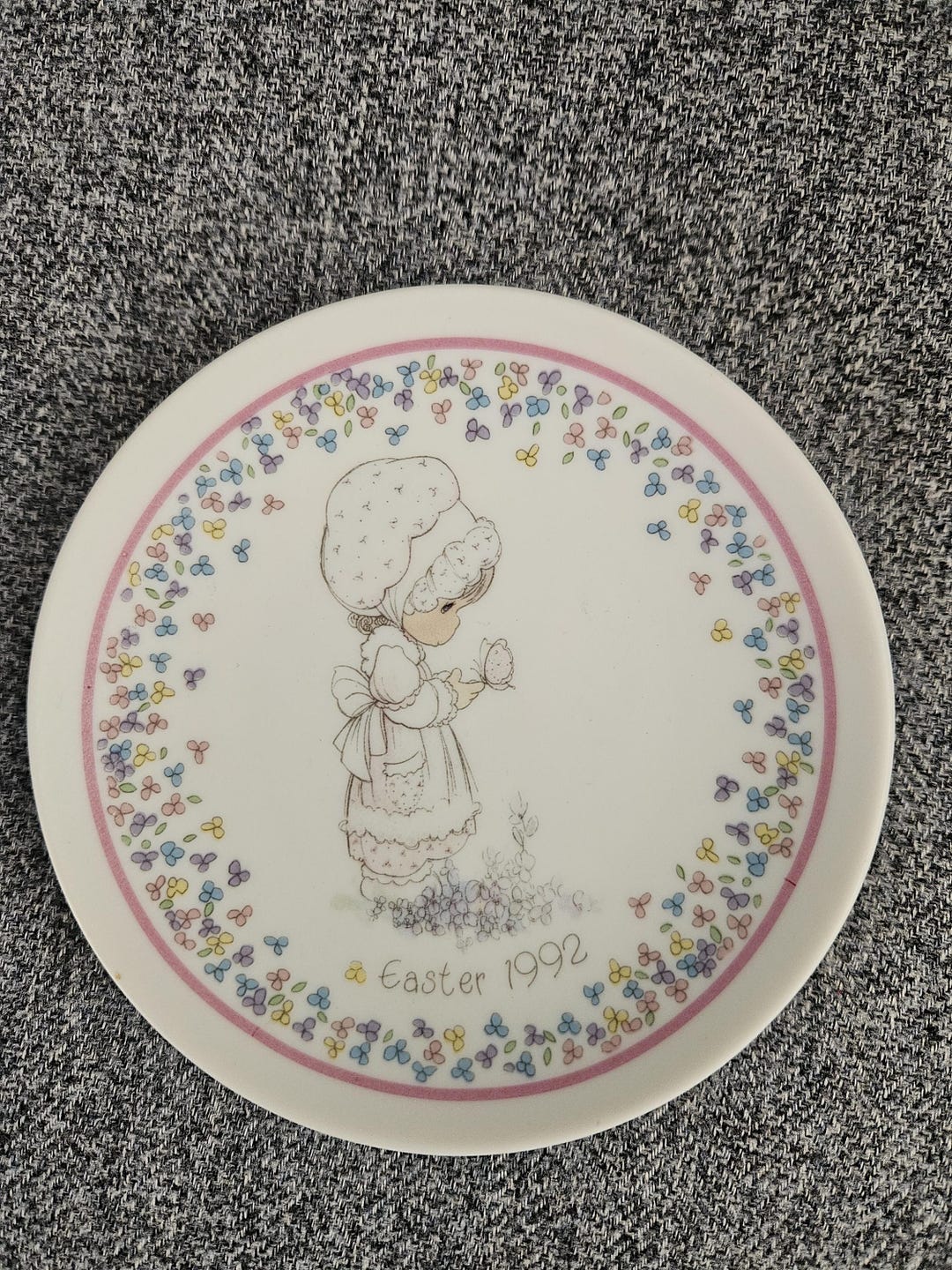 Precious Moments 1992 Easter Plate - Etsy