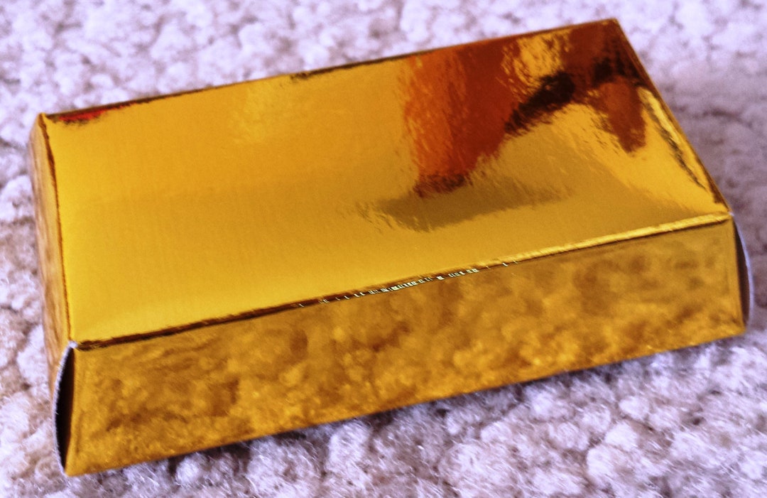 Gold Metallic Favor Boxes - Etsy