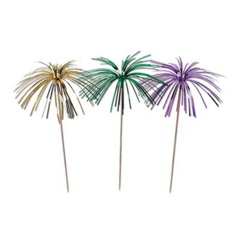 Metallic Spray Picks Pack of 10 Stems - Etsy