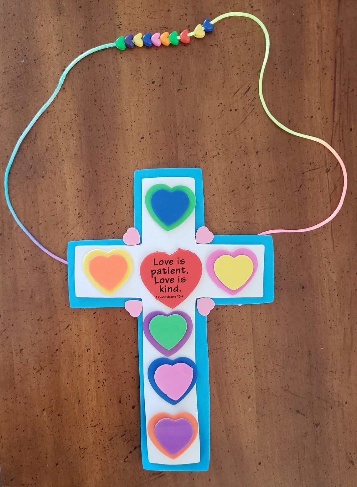 Love is Patient Cross Foam Craft Kits FOUR - Etsy