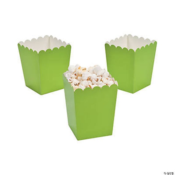 Mini Popcorn Boxes - 12 Boxes by Dazzle & Lace | Catch My Party