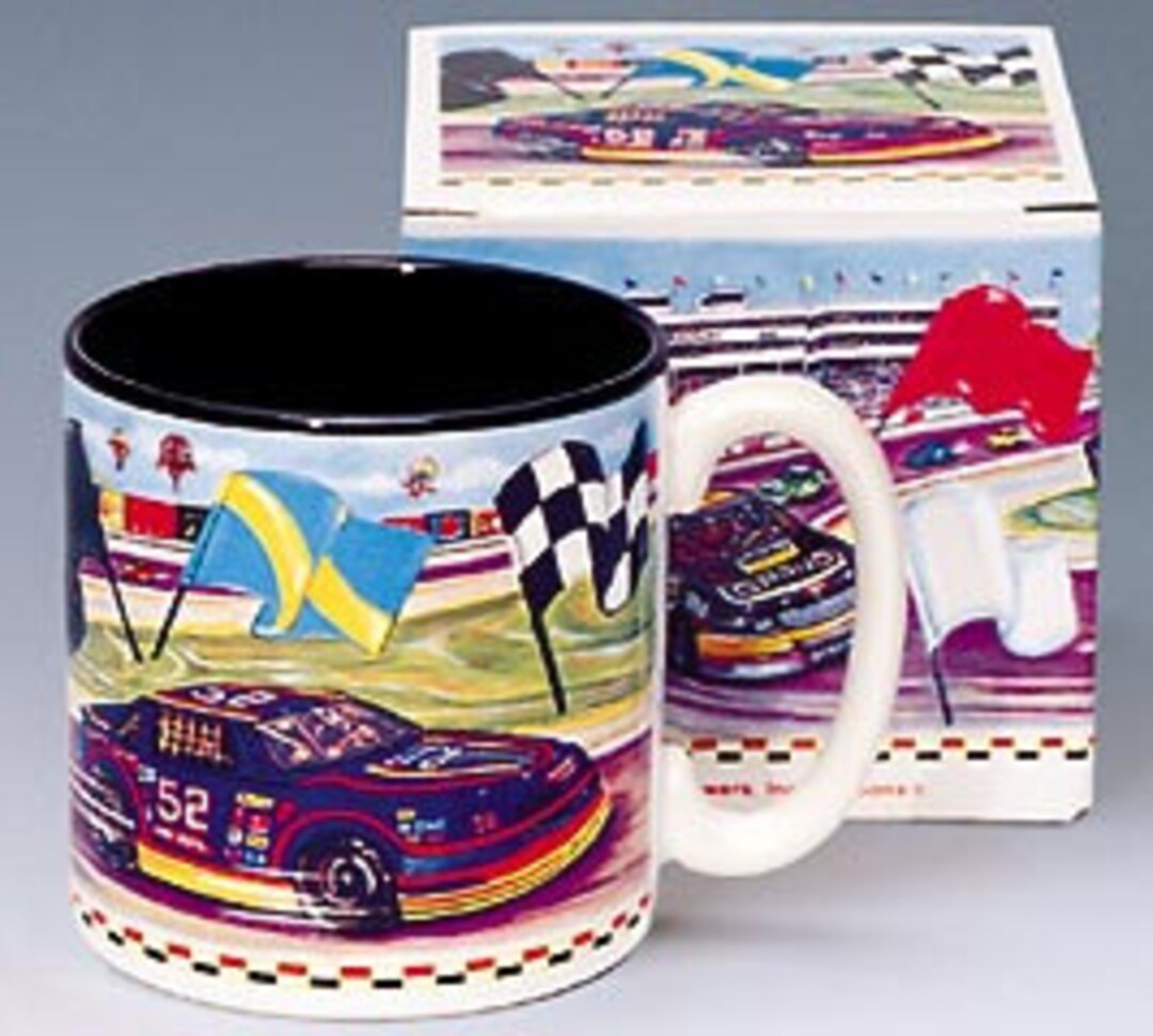 Race Car Mug - Etsy