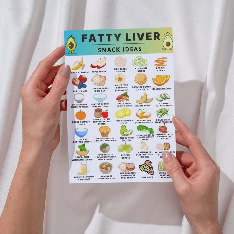 Fatty Liver Diet Food List, Low Fat Low Sugar Grocery List for NAFLD ...