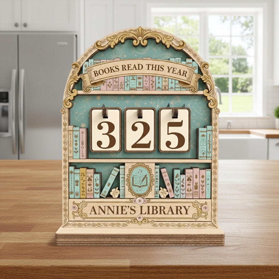 Personalized Floral Book Tracker, Vintage Book Read Tracker, Reading ...