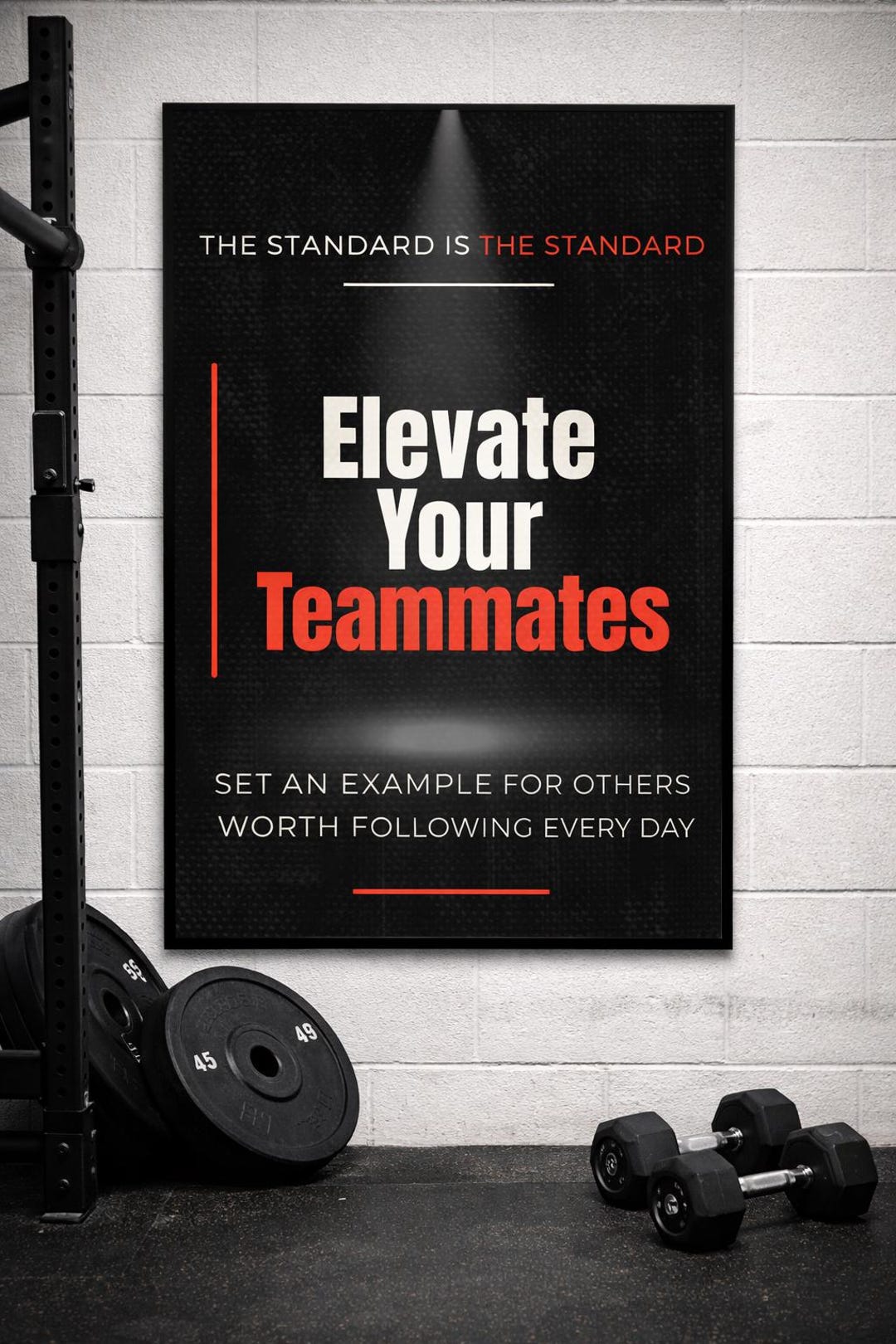 Coaching Motivation Poster | Weight Room Wall Art | Locker Room Poster ...