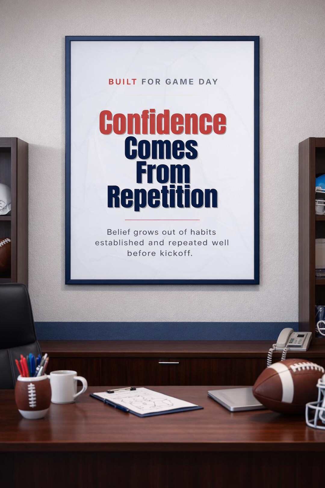 Coaching Motivation Poster | Weight Room Wall Art | Locker Room Poster ...
