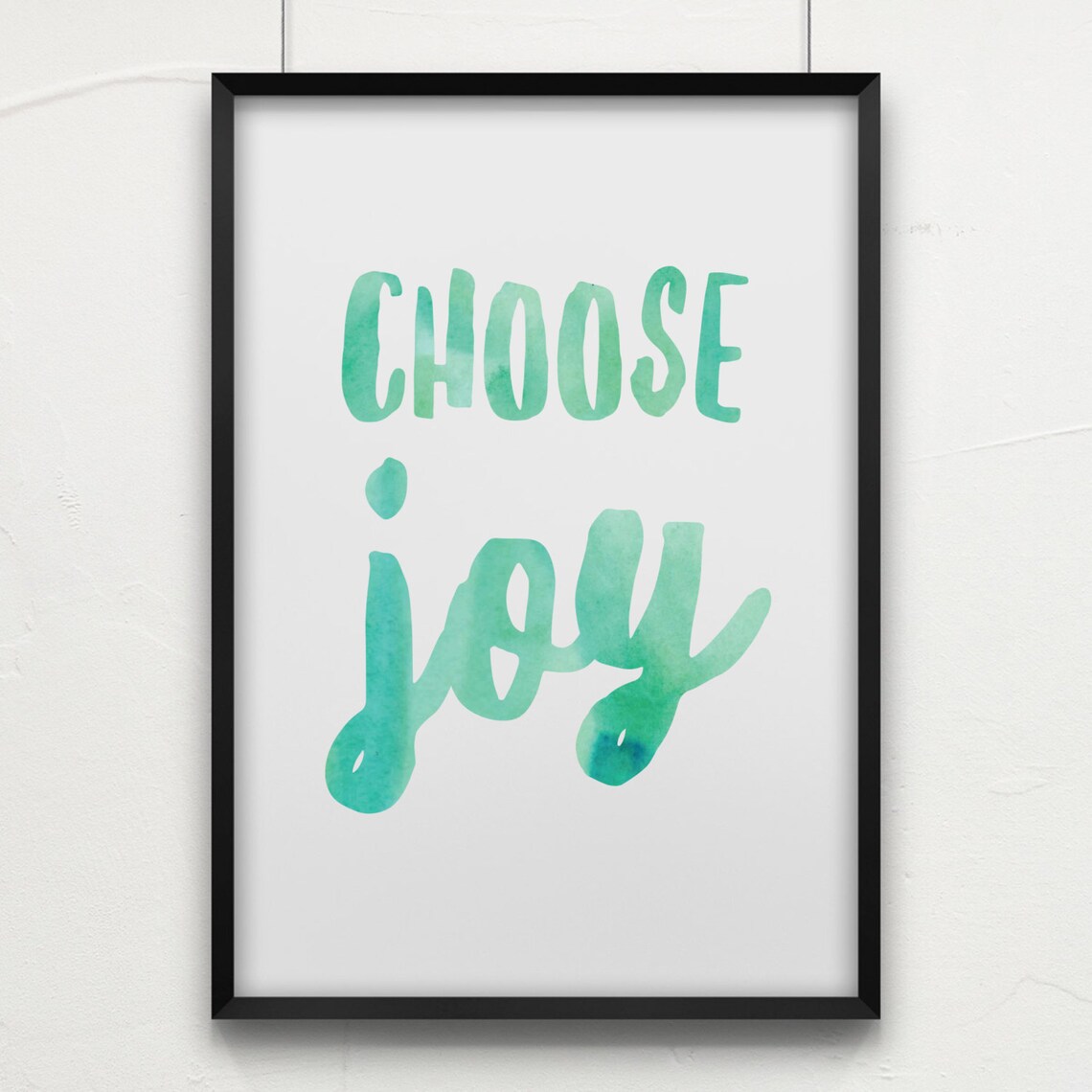 Printable Wall Art, Choose Joy, Printable Quote, Wall Decor, Home Decor ...
