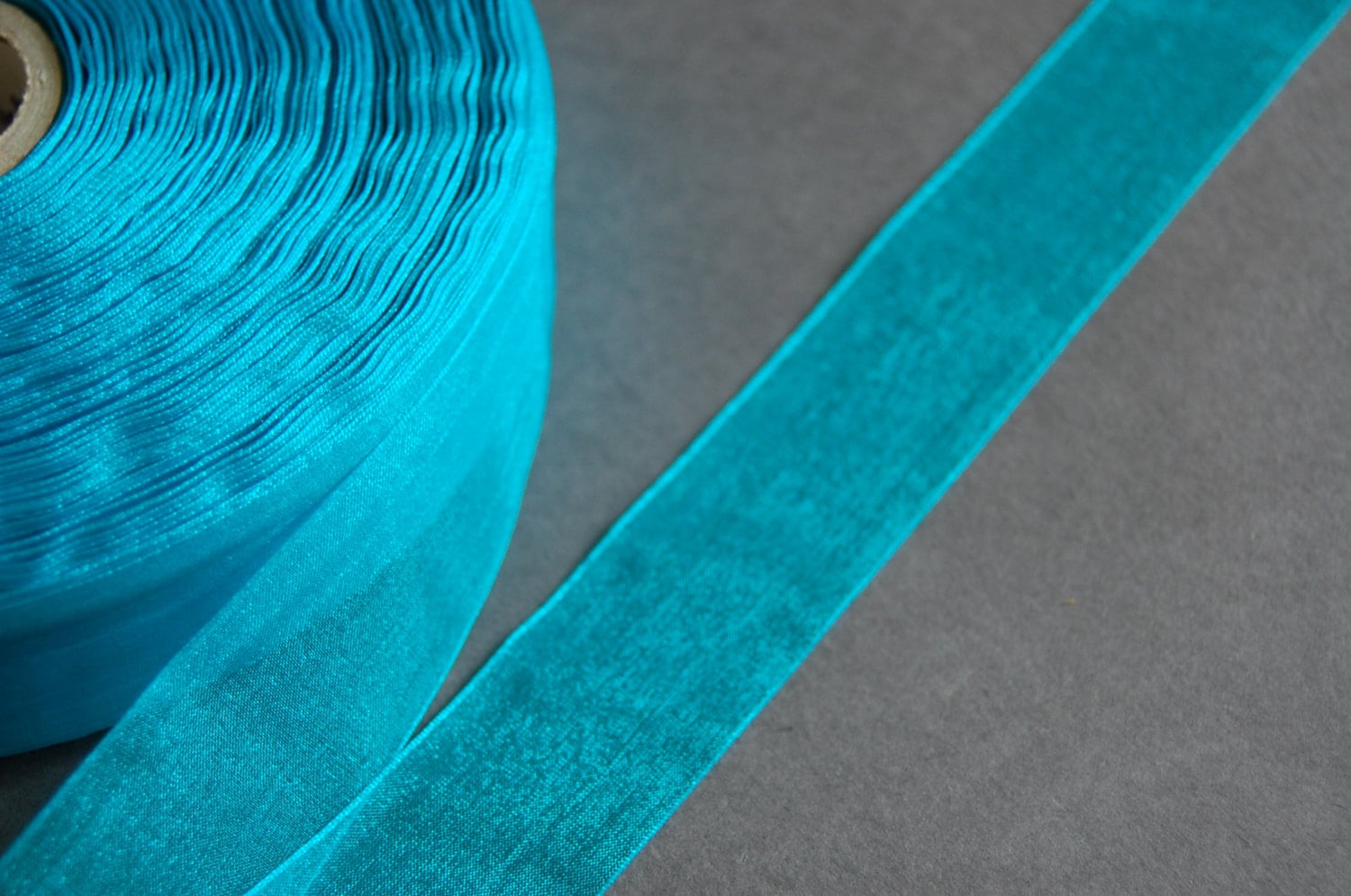 5yds Cinta organza turquesa de 1 | Etsy