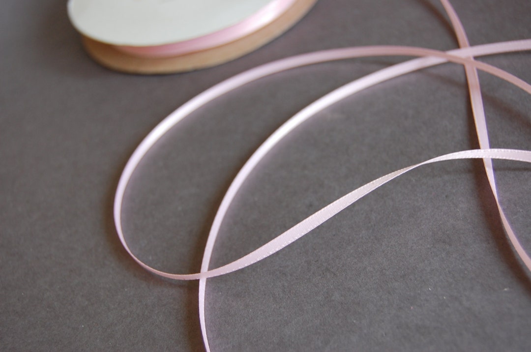 1/8" P115 Lt Pink DF Satin Ribbon - Etsy