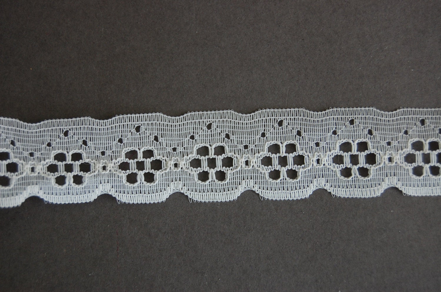 White Floral Scallop Lace Trim | Etsy