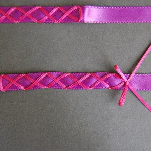 Fuchsia Laced Premade Strap - Etsy