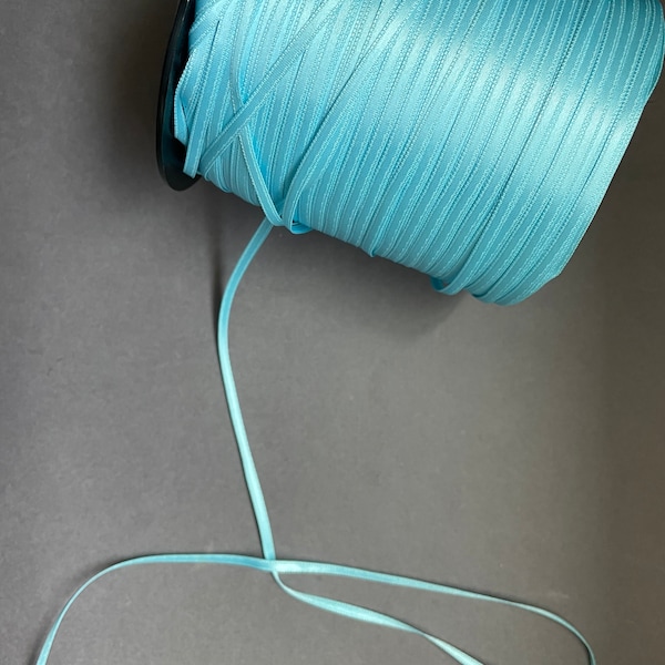Aqua Satin Ribbon - Etsy