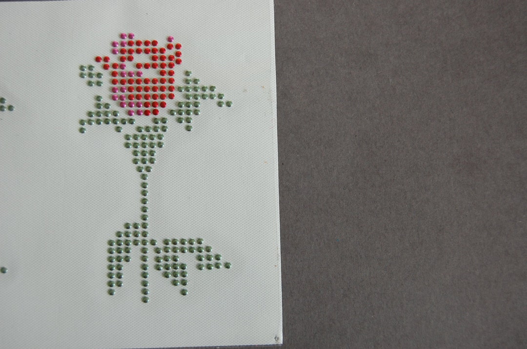 Nailhead Rose Heat Transfer - Etsy