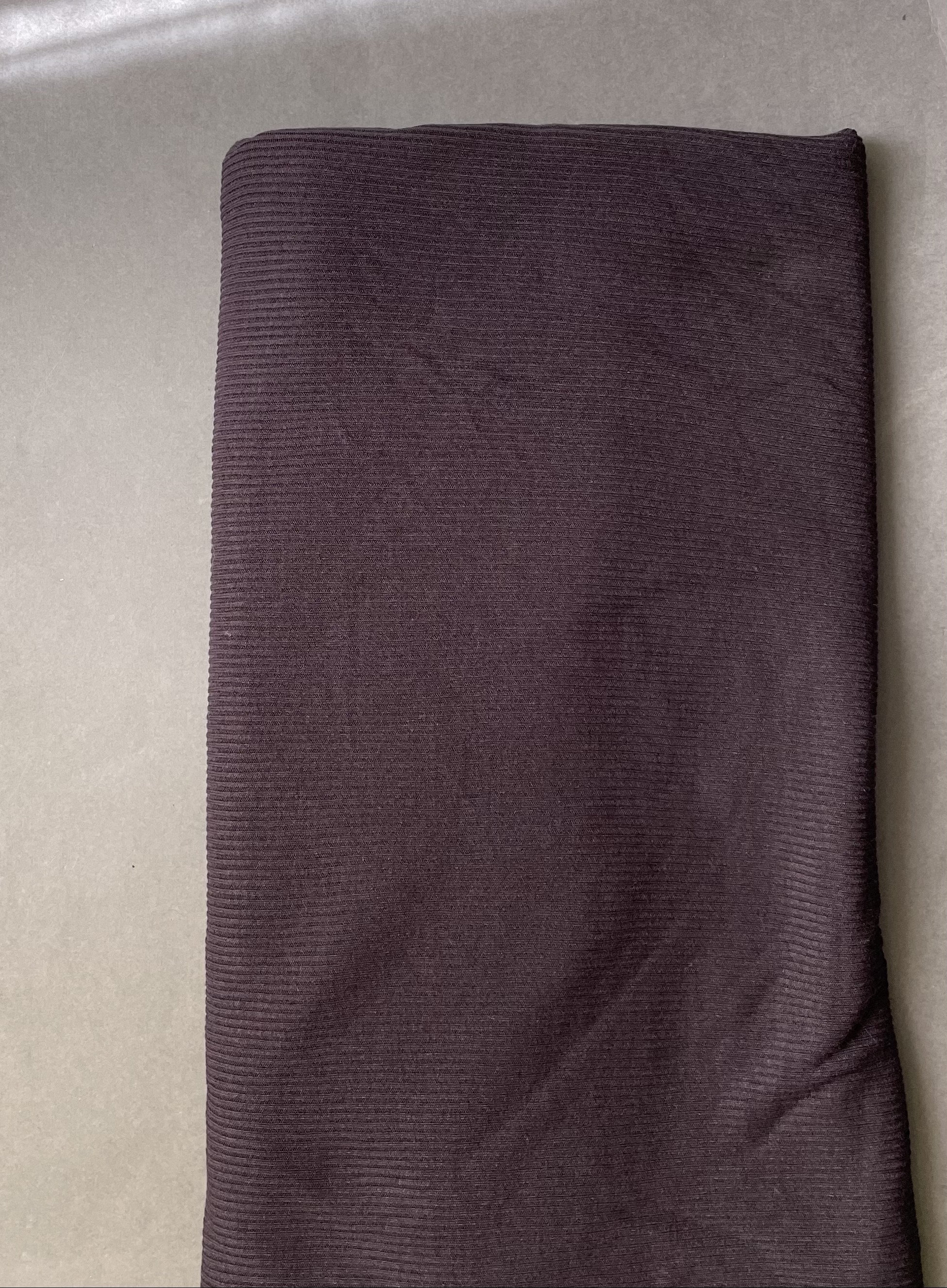 Plum Tubular 2x1 Rib | Etsy