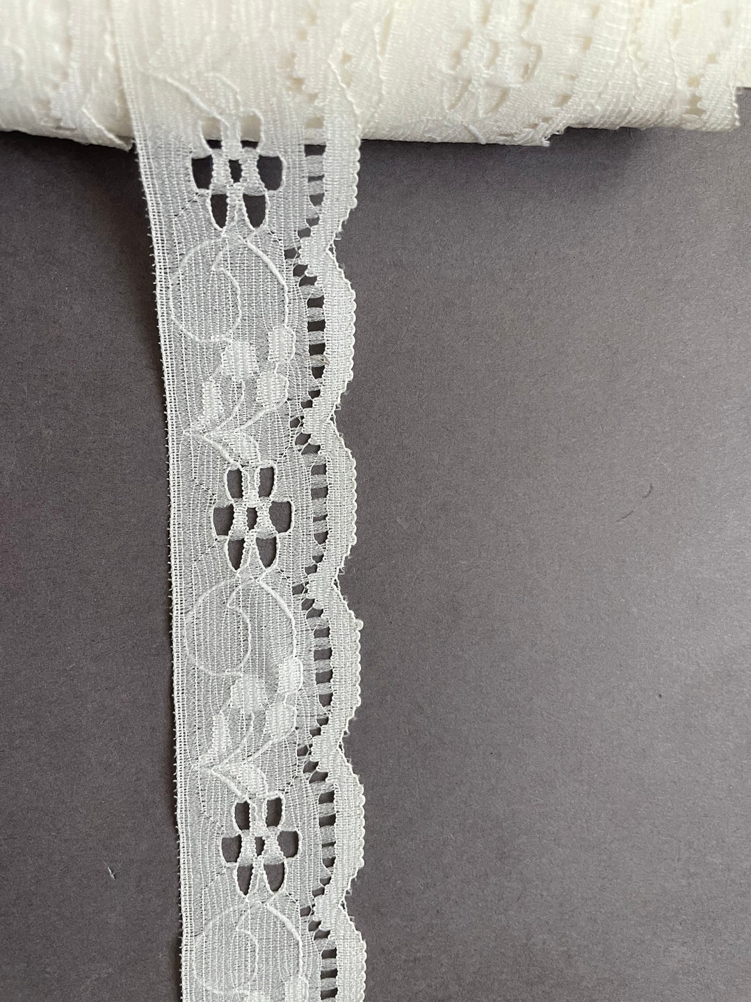 Ivory Floral Lace Trim - Etsy