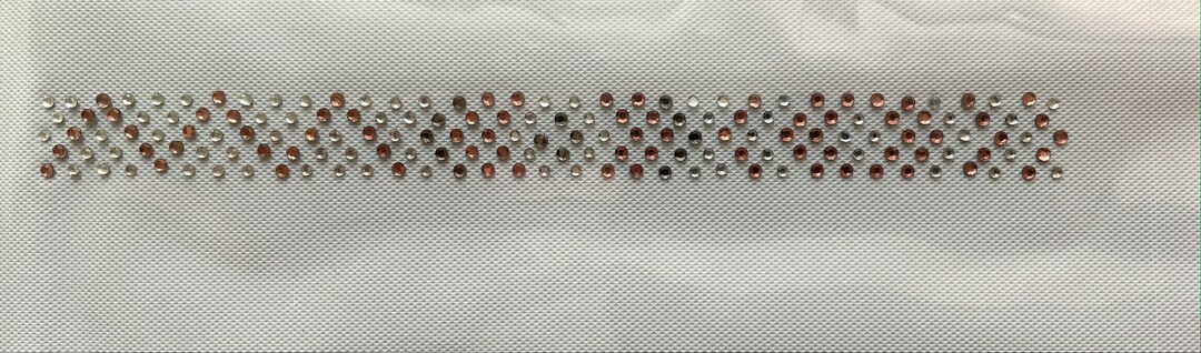 Rhinestone Chevron Heat Transfer Strips - Etsy