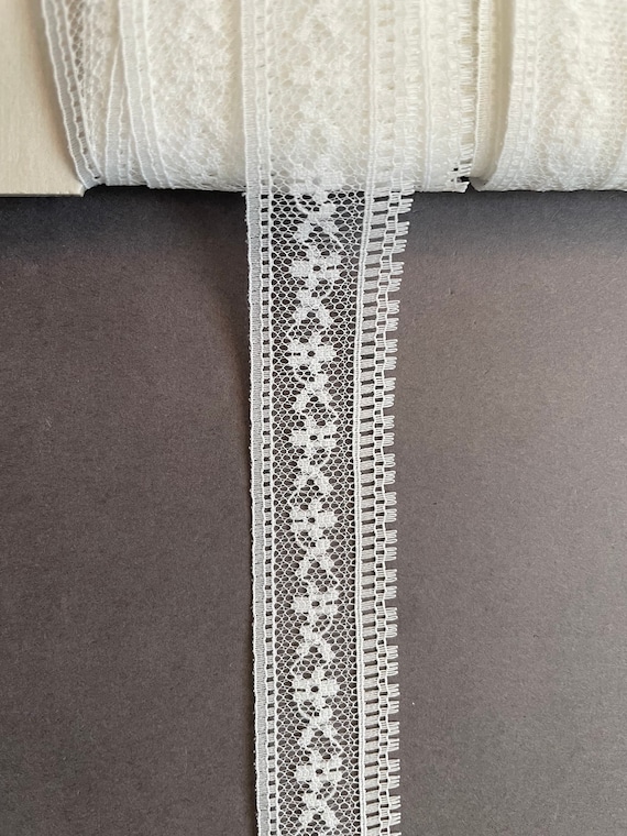 White Floral Picot Lace - Etsy