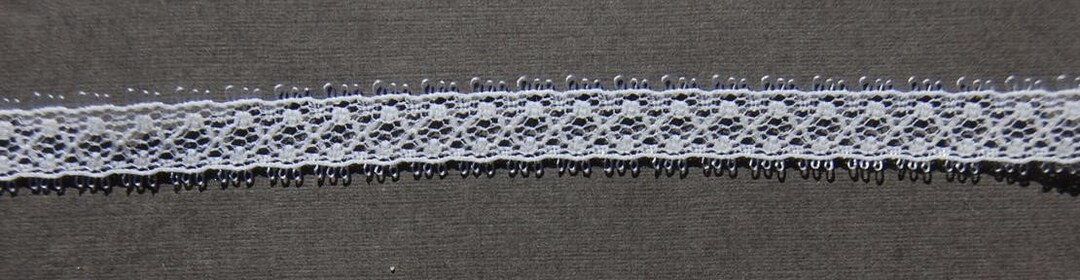 White Picot Lace Trim - Etsy