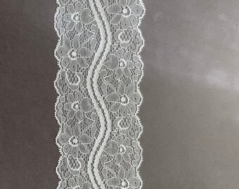 3 Inch Floral Lace With Scalloped Edge Light Ivory - Etsy