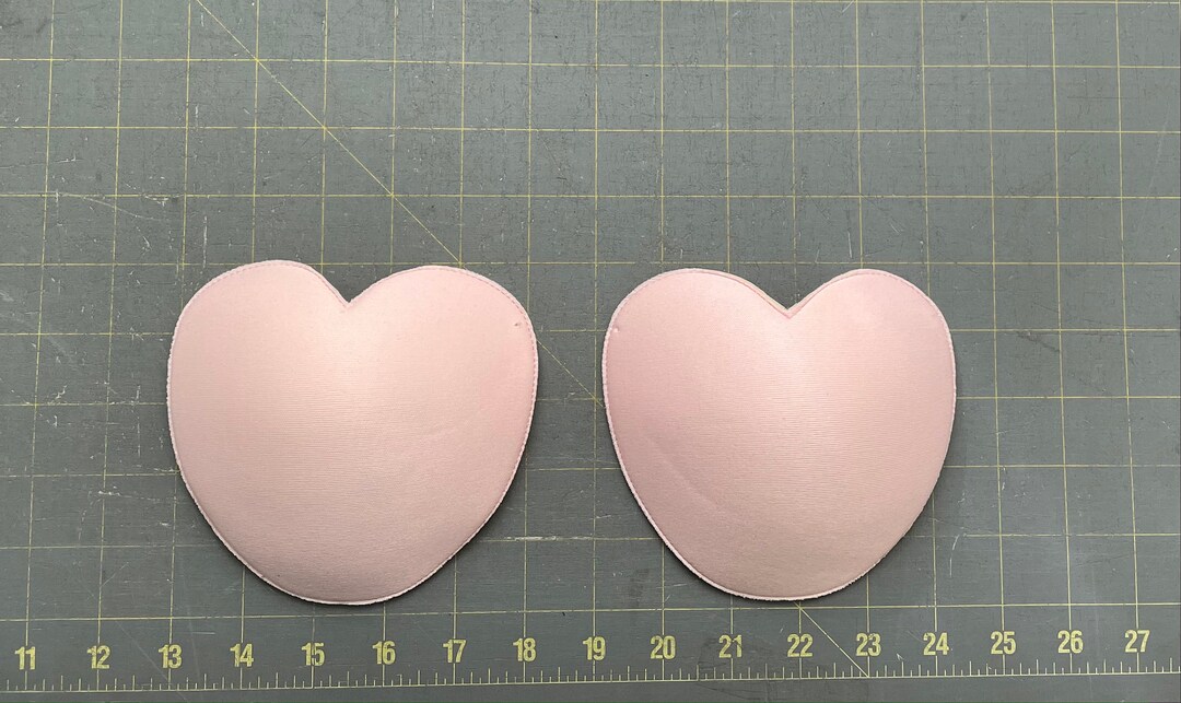 Pink 34B Heart Shape Strapless Bra Cup - Etsy