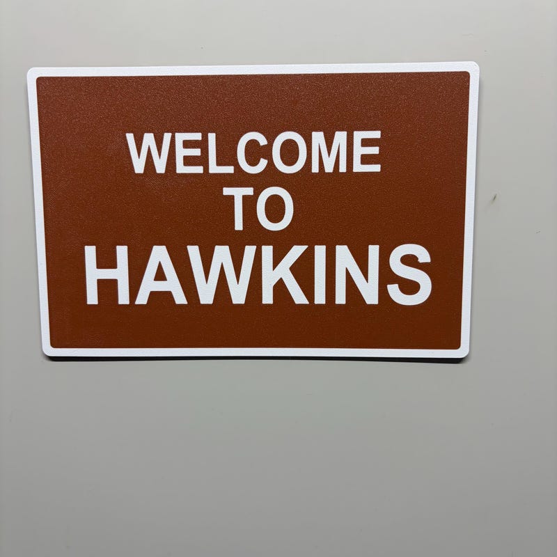 Welcome to Hawkins Sign - Etsy