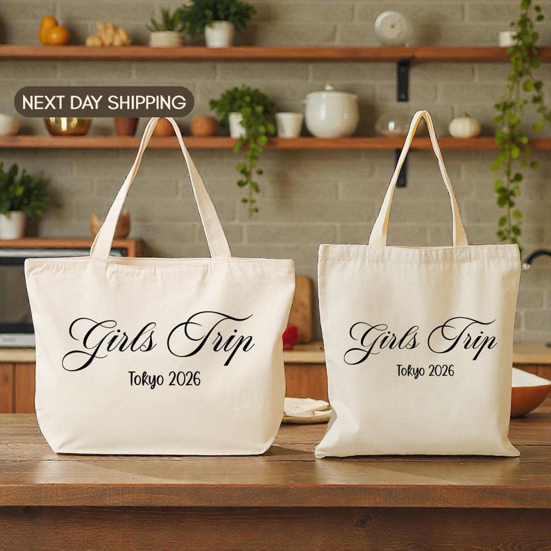 Personalized Girls Trip Tote Bag, Bachelorette Trip Tote Bag ...